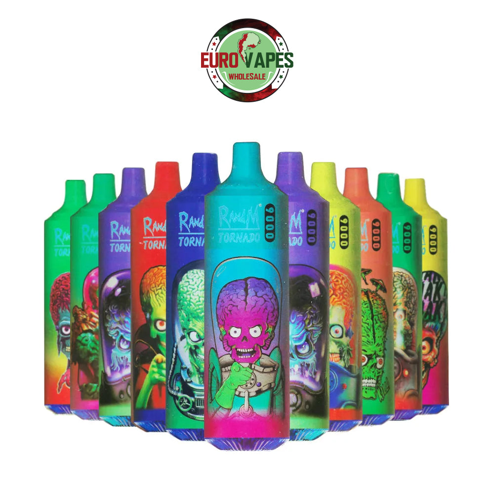 RAndM Tornado 9000 Puffs Disposable Vape (Pack of 10) – Euro Vapes