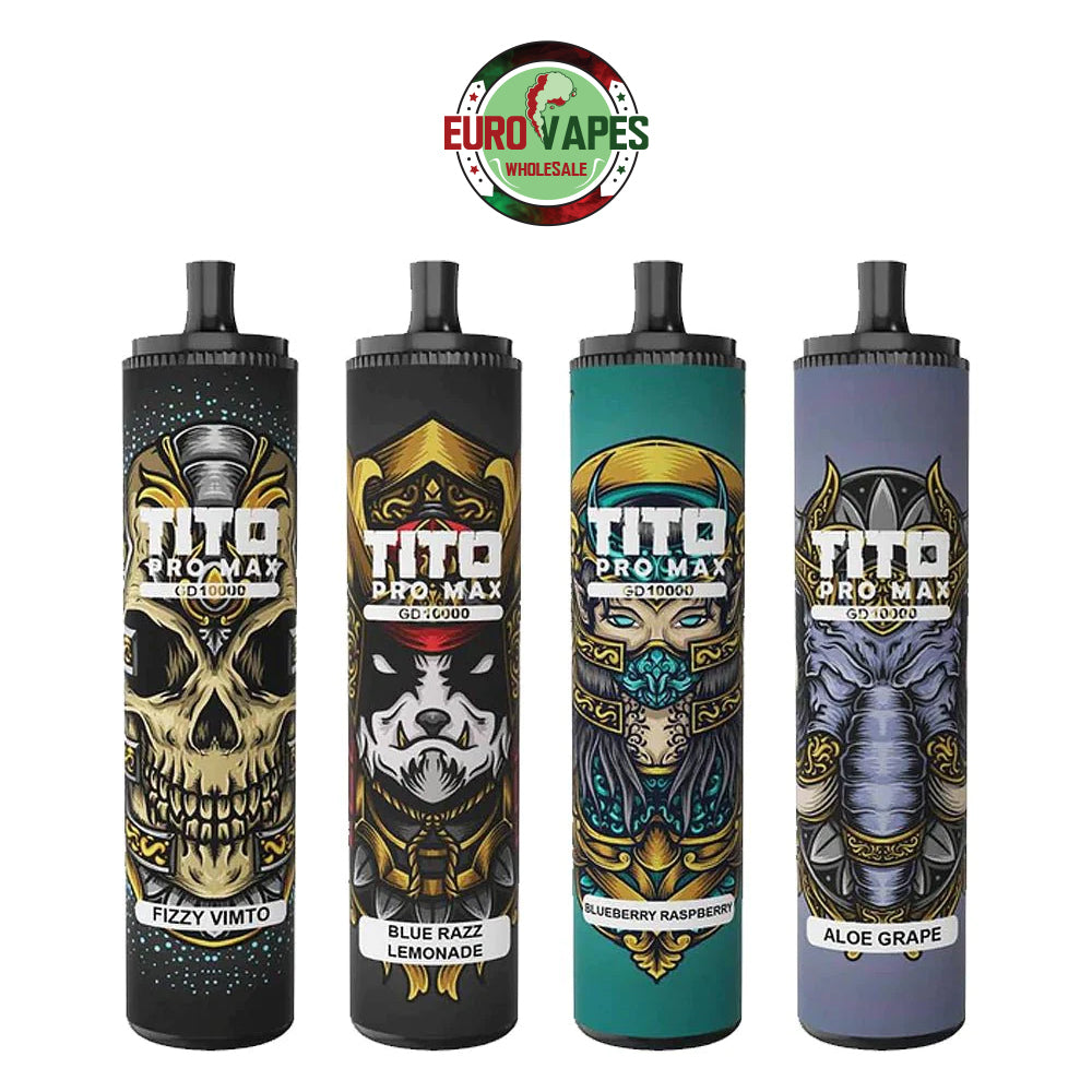 Tito Pro Max GD 10000 Disposable Vape Pod (Pack of 10) – Euro Vapes