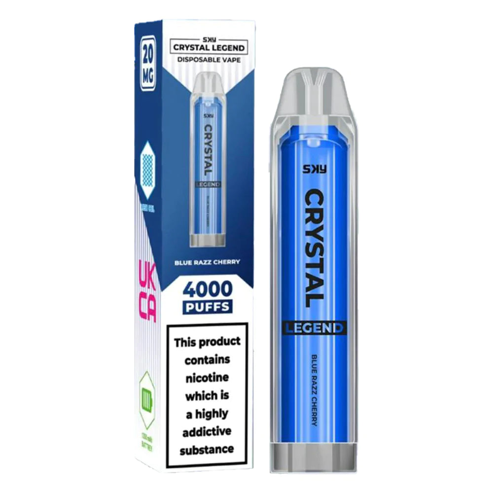 Crystal Legend 4000 Puffs Disposable Vape (Pack of 10) – Euro Vapes